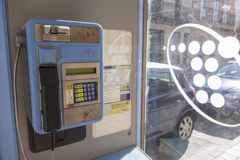 Phone Booth in the Middle of the Street Editorial Photo - Image of ...