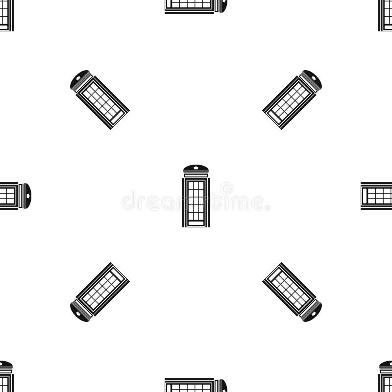 Phone Booth Icon, Flat Style Stock Vector - Illustration of design ...