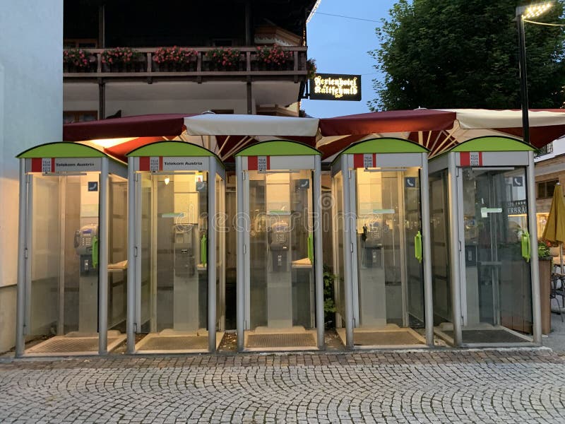 Phone booths editorial photo. Image of people, booth - 192465501