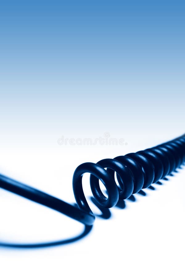 Phone cable stock photo. Image of blue, cable, electronics - 779306