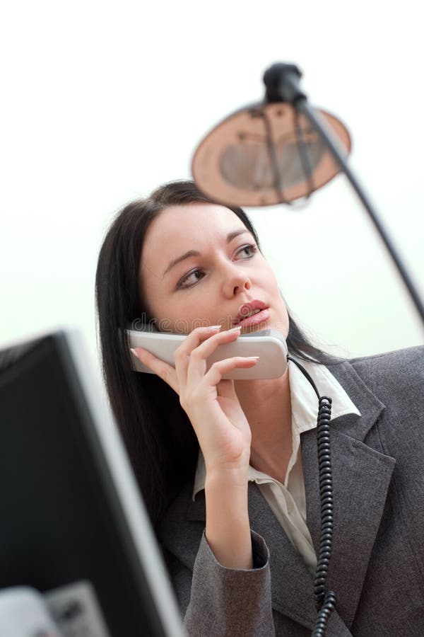 Office work stock photo. Image of concentration, white - 3654438