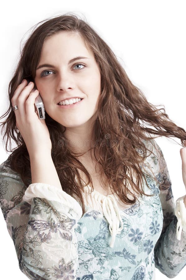 Phone call stock photo. Image of girl, hand, beautiful - 2261954