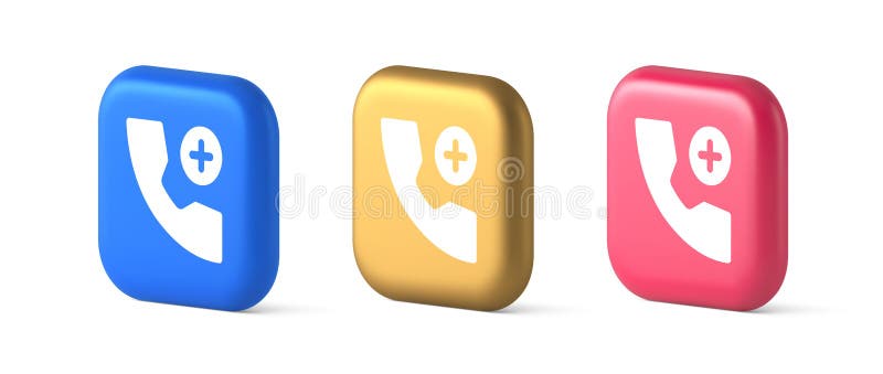 Phone Call Add Contact Communication Button Voice Conversation Web ...