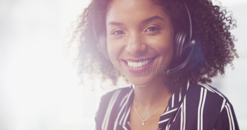 Black Man, Callcenter and Phone Call, Mouth and Mic with Communication ... Black Man, Callcenter and Phone Call, Mouth and Mic with Communication ...