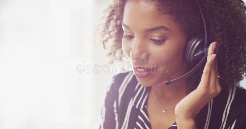 Black Man, Callcenter and Phone Call, Mouth and Mic with Communication ... Black Man, Callcenter and Phone Call, Mouth and Mic with Communication ...