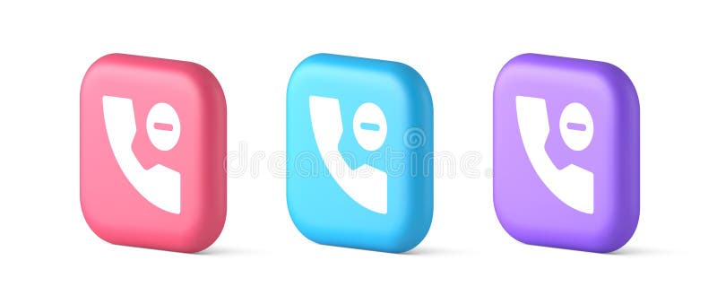 Phone Call Delete Contact Communication Button Voice Conversation Web ...