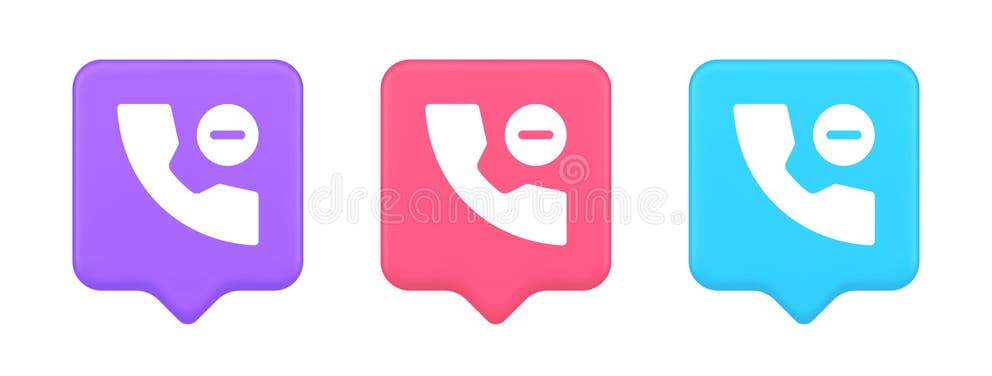 Phone Call Delete Contact Communication Button Voice Conversation Web ...