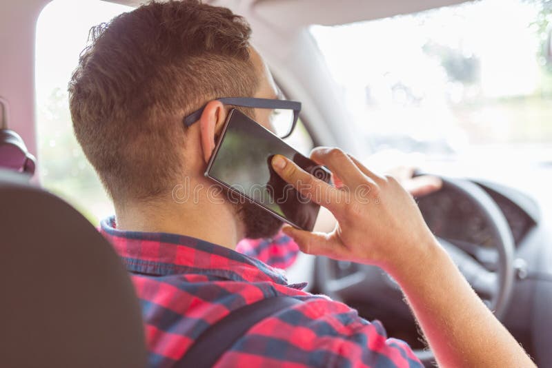 Phone call during driving stock photo. Image of misfortune - 66214224