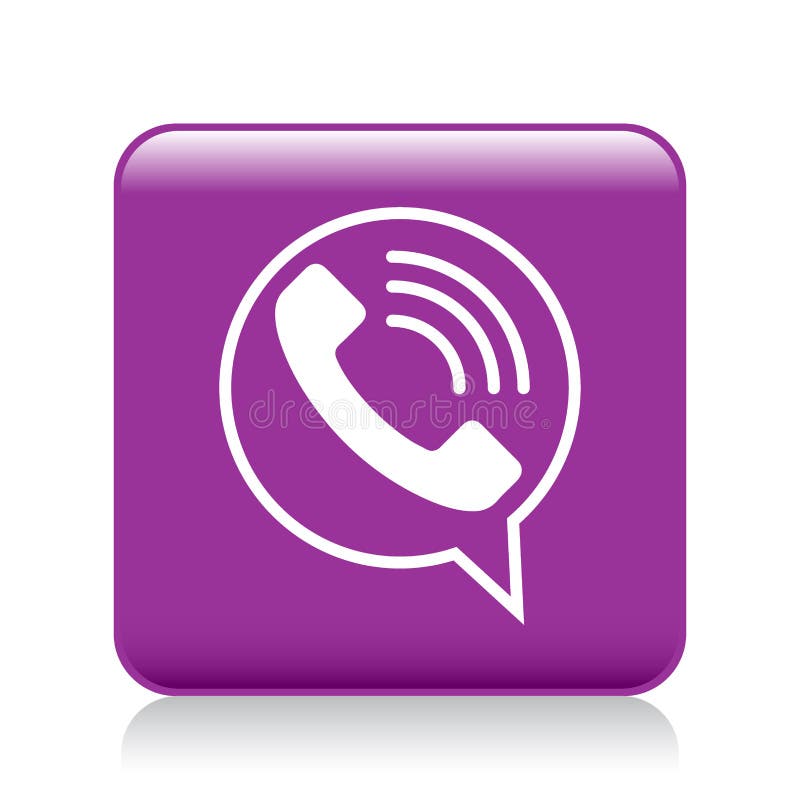Phone call icon button stock illustration. Illustration of icons ...