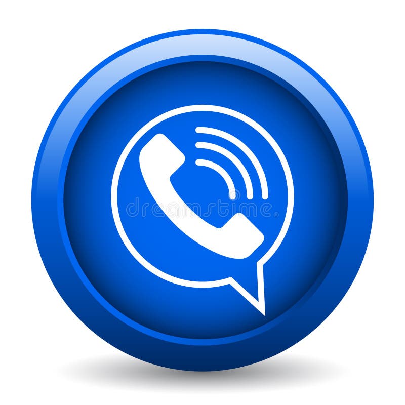 Phone call icon button stock illustration. Illustration of icons ...