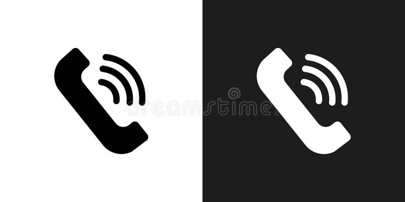 Phone Call Icon Logo Set Vector Stock Vector - Illustration of speech ...