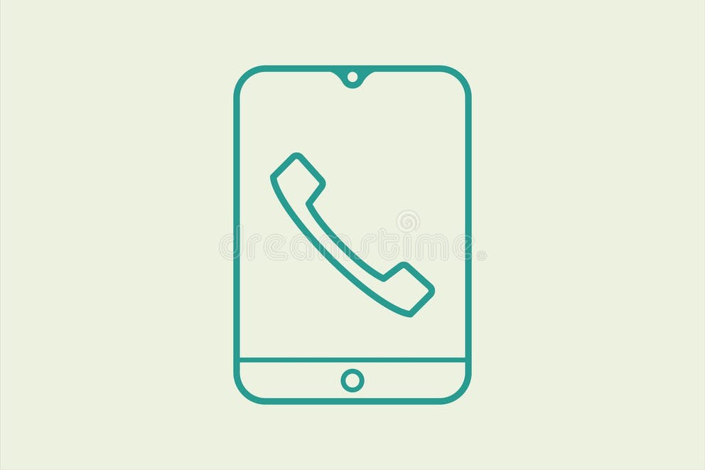 Phone Call Icon. Icon Related To UI Elements. Suitable for Web Site, App, User Interfaces ...