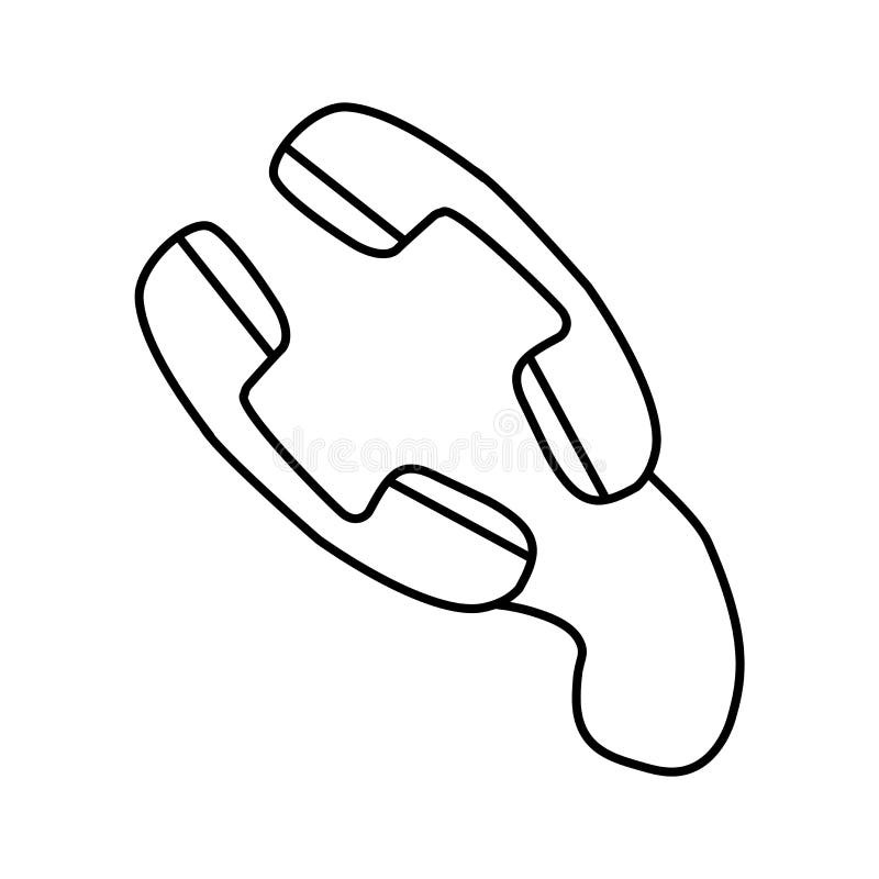 Phone Call Icon Vector Sign and Symbol Isolated on White Background ...