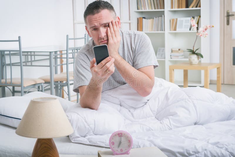 Phone call in morning stock photo. Image of ring, lifestyle - 68751088