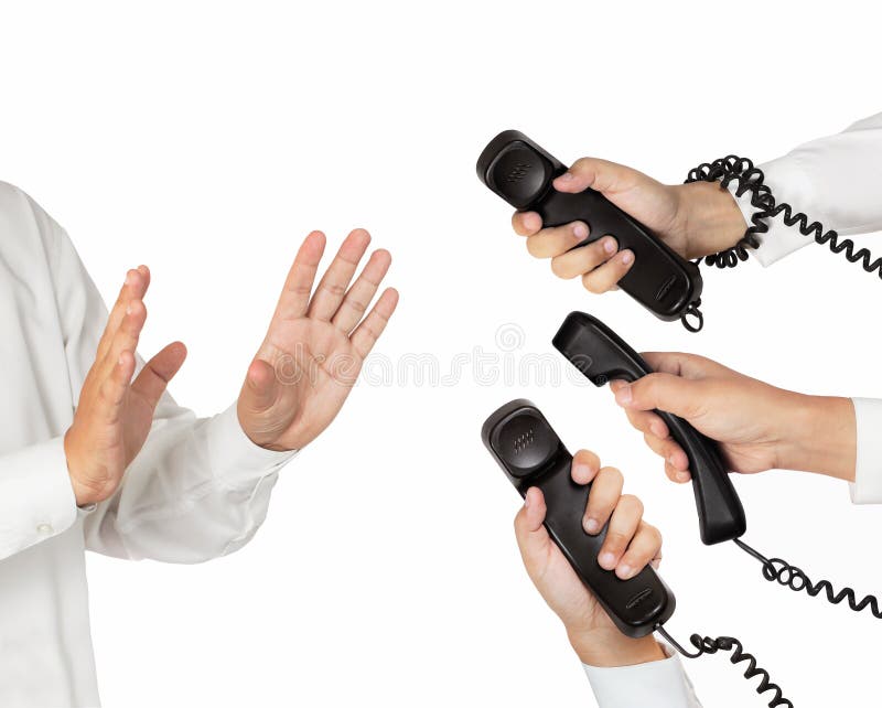 Refusing phone call stock image. Image of reject, talk - 32410443