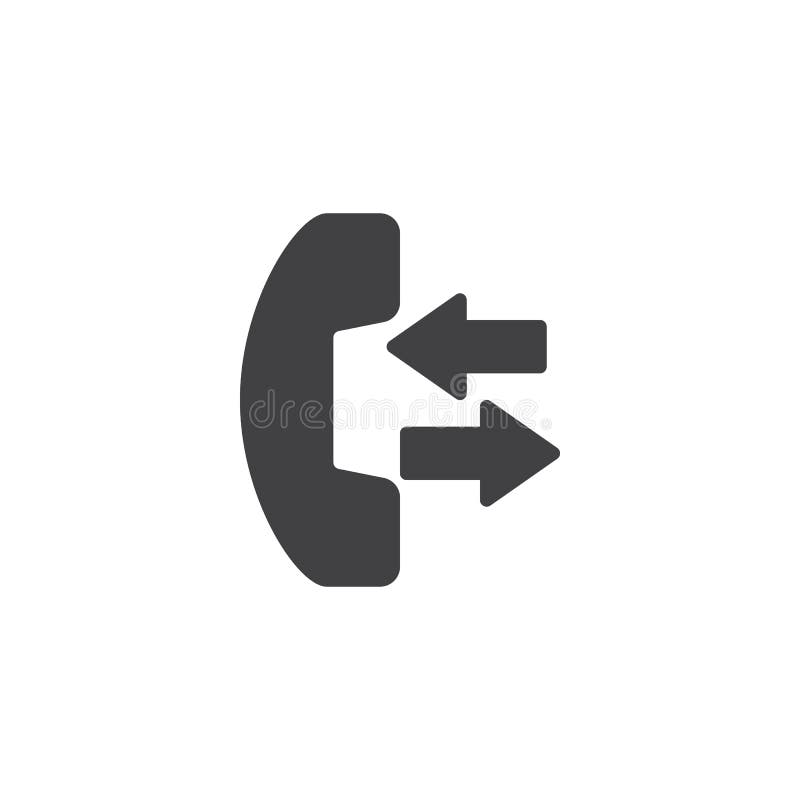 Phone call vector icon stock vector. Illustration of cellphone - 137275117