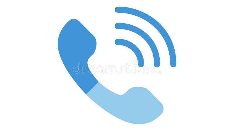 Phone Call Wave Icon for Communication Stock Video - Video of phone ...