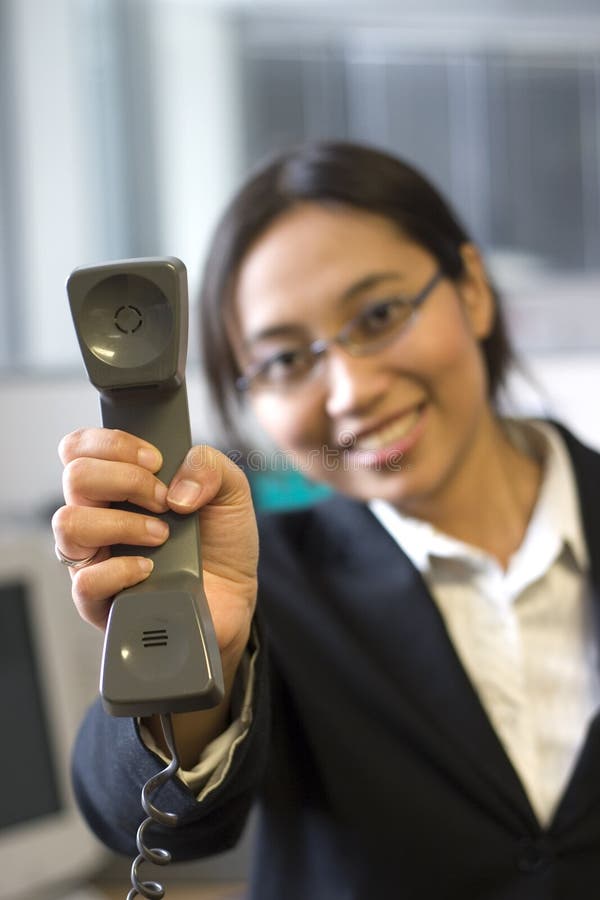 Phone call for you stock image. Image of conversation, important - 229249