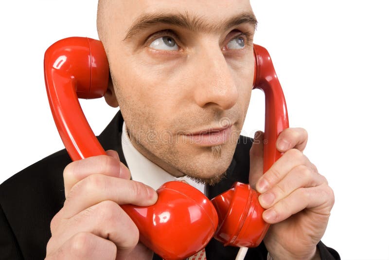 Businessman Handling Calls Stock Photos - Free & Royalty-Free Stock ...