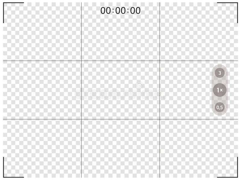 Phone Camera Horizontal Viewfinder Frame. Photo Shoot of Mobile App ...