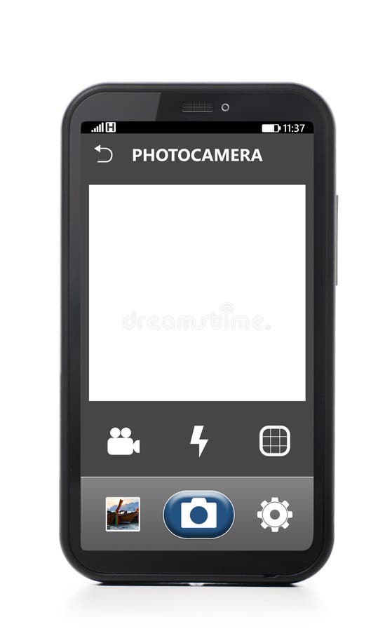 Phone camera stock photo. Image of gadget, modern, single - 32741190