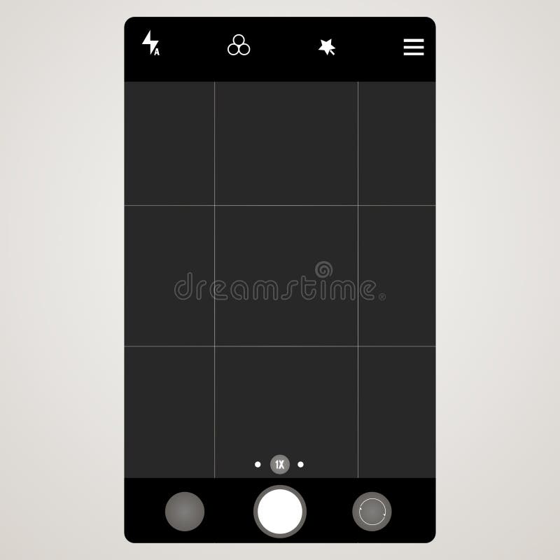 Mobile Phone Camera Video Screen Template Stock Illustrations – 1,525 ...