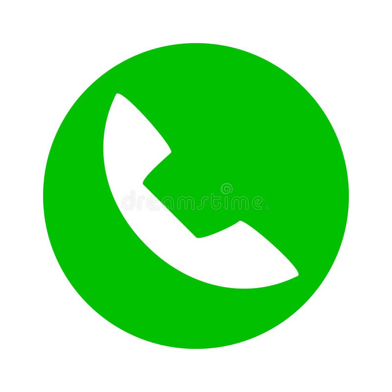 Phone Ringing Icon Green Round Button Stock Illustrations – 37 Phone ...
