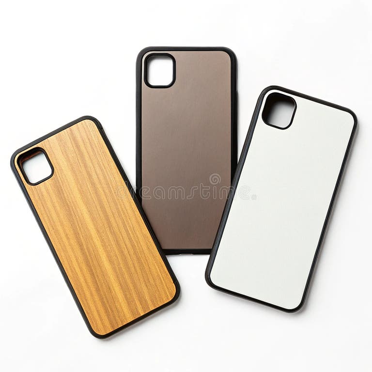 Phone Case with Interchangeable Backplates Isolated on White Background ...