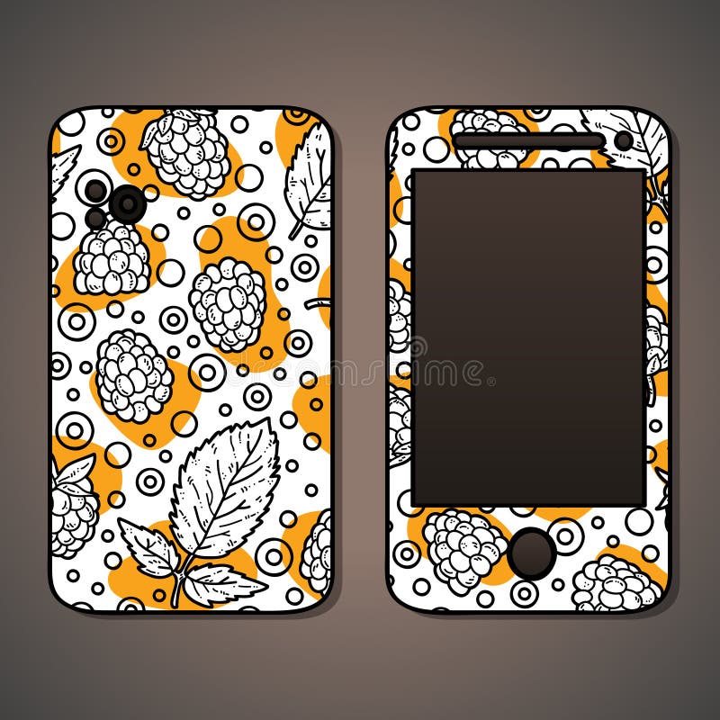 Phone case. stock vector. Illustration of fruit, crazy - 56315418