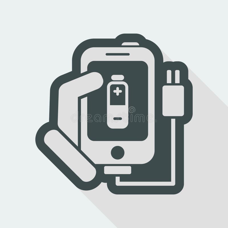 Phone charge icon stock vector. Illustration of accessory - 117821562