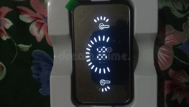 The Phone Charging Eld Light is Very Impressive Stock Photo - Image of ...