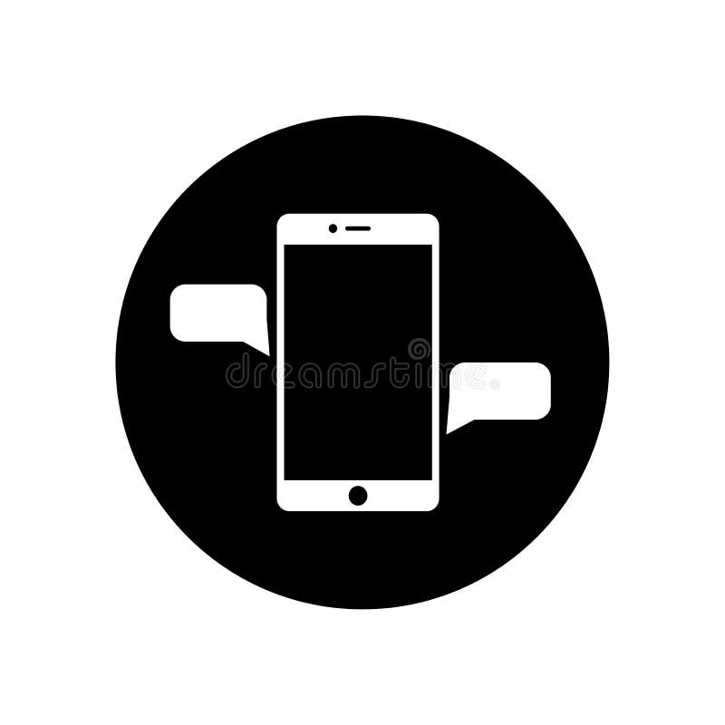 Black Phone Lightning Icon. Electric Power. Vector Illustration. Stock ...