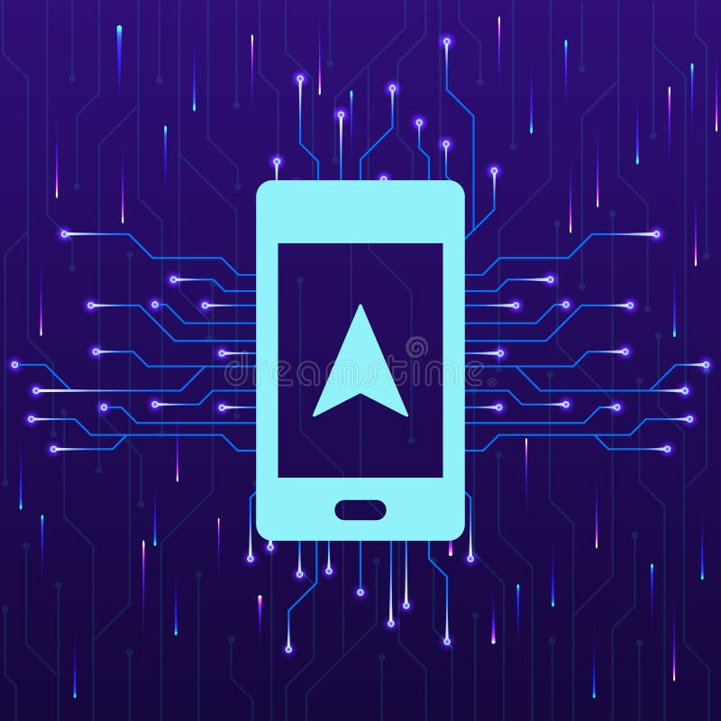 Phone, Cursor Vector Icon. Simple Element Illustration from UI Concept ...