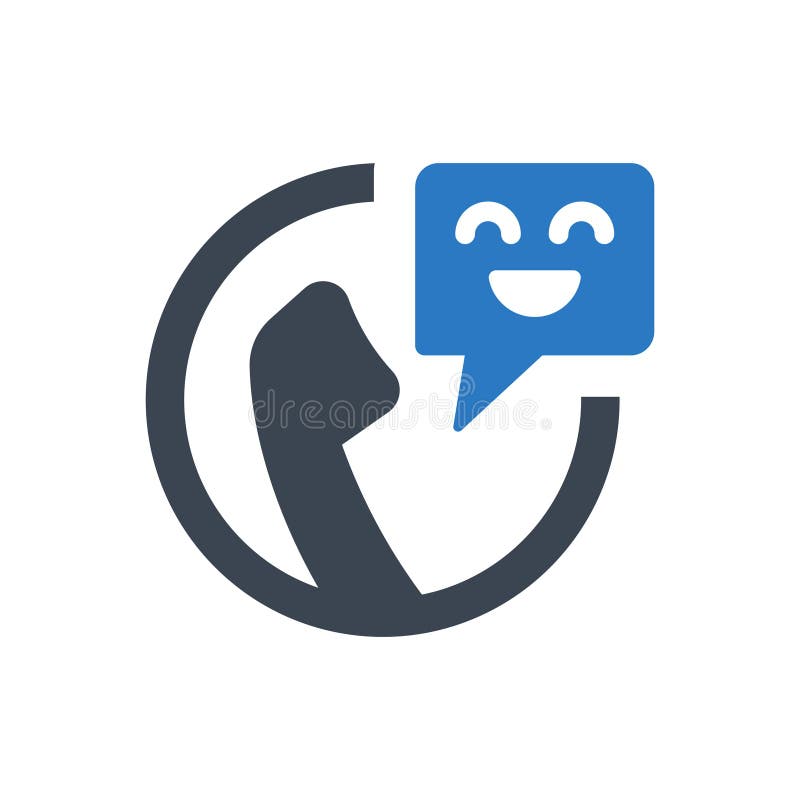 Phone Customer Feedback Icon Stock Vector - Illustration of icon ...