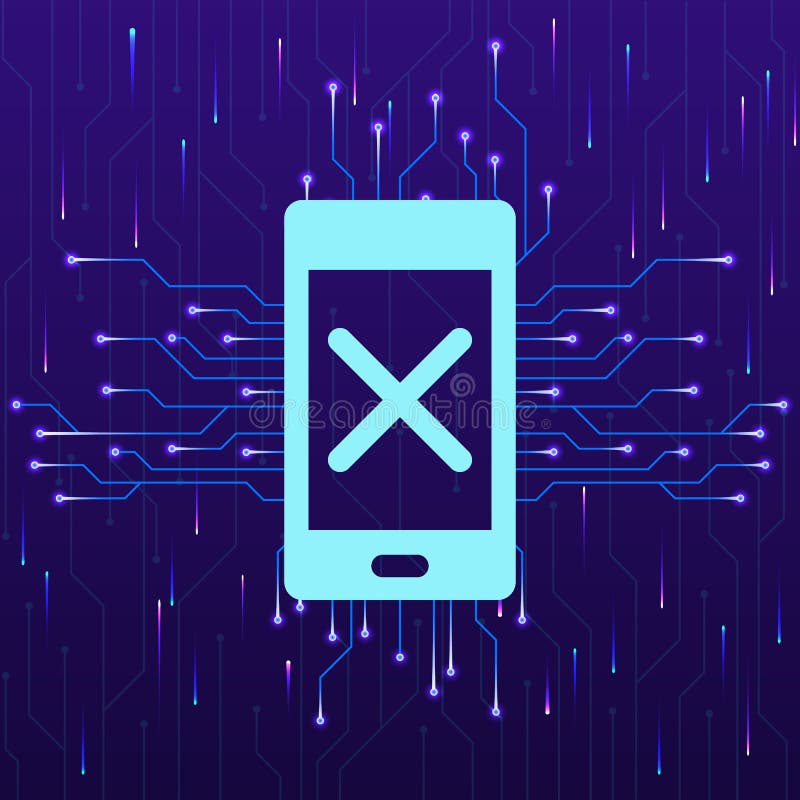 Phone, Delete, Remove New Technology Icon. New Mobile Technology ...