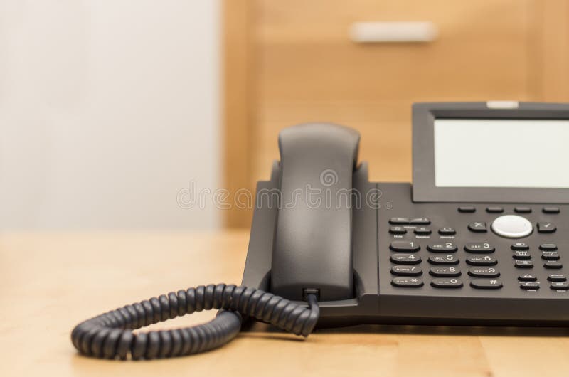 Phone on Desk with Notepad on Wooden Desk Stock Image - Image of ...