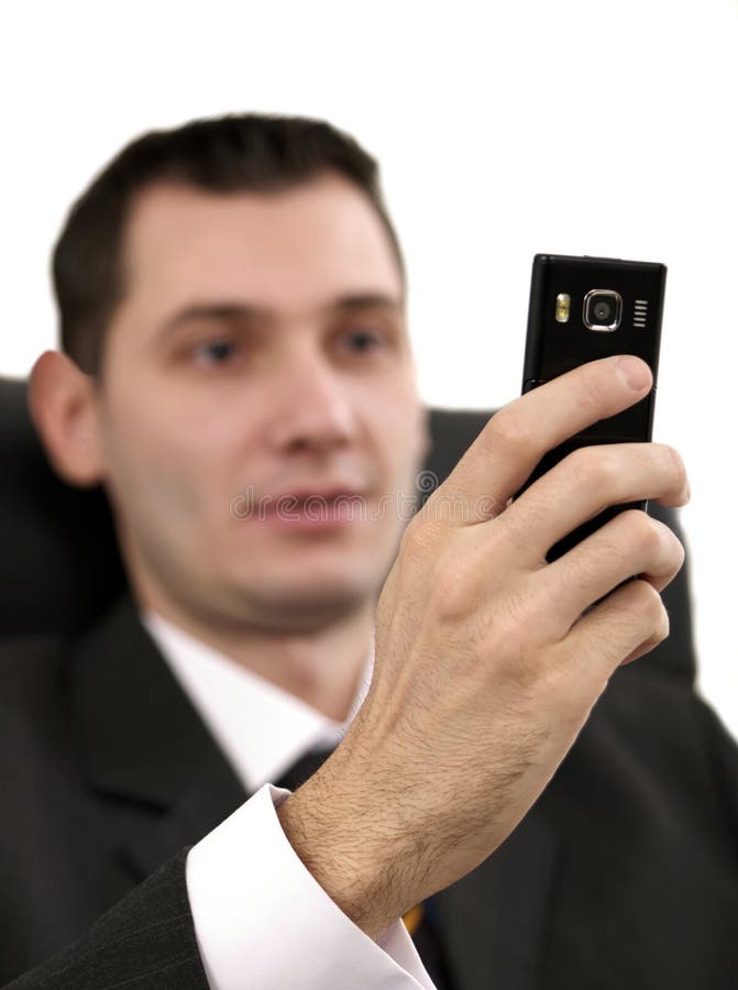 Phone dialing stock photo. Image of business, businessperson - 12621038