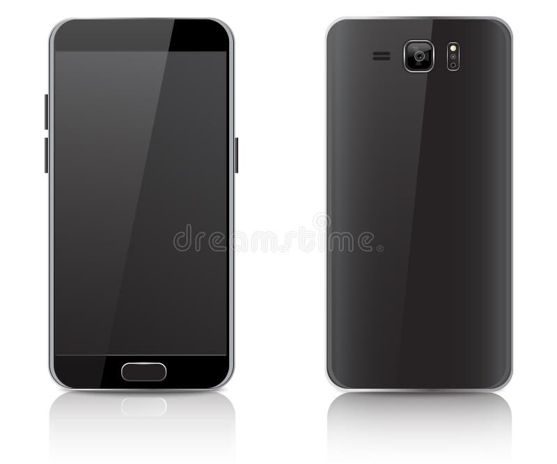 Black realistic tablet stock vector. Illustration of touch - 98078848