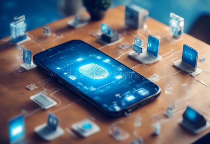 Phone Digital S Utilizing Screen Iot Things Mobile Systems Fingerprint ...