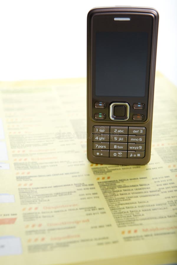 Telephone directory stock image. Image of data, dial, open - 9695467