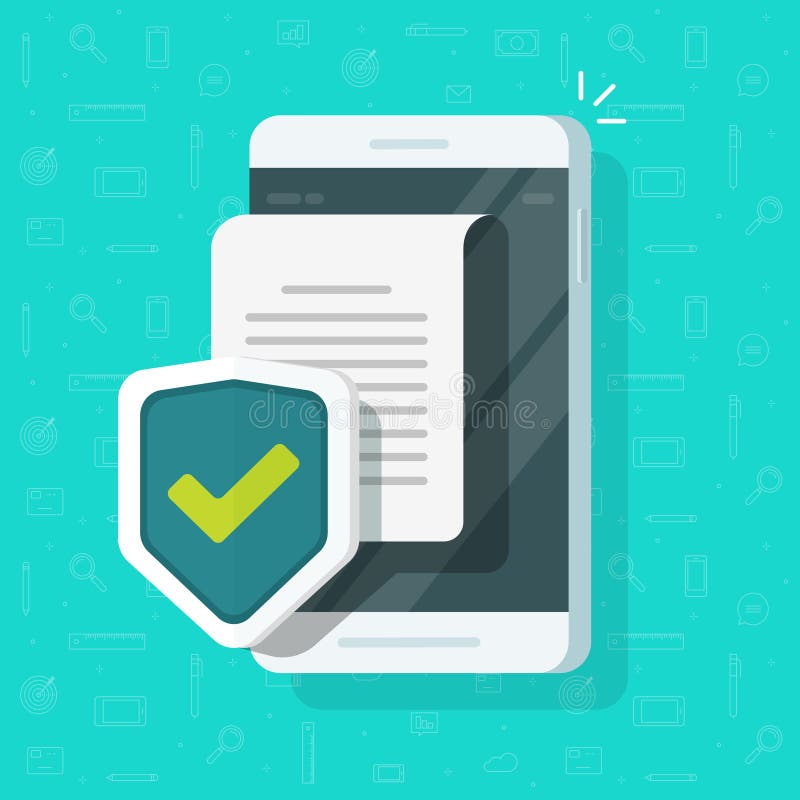 Document Protection Concept, Confidential Information and Privacy Idea ...