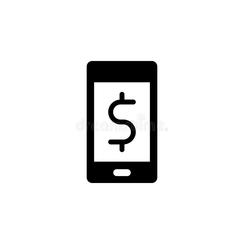 Phone, Dollar, Money Vector Icon. Simple Element Illustration from UI ...