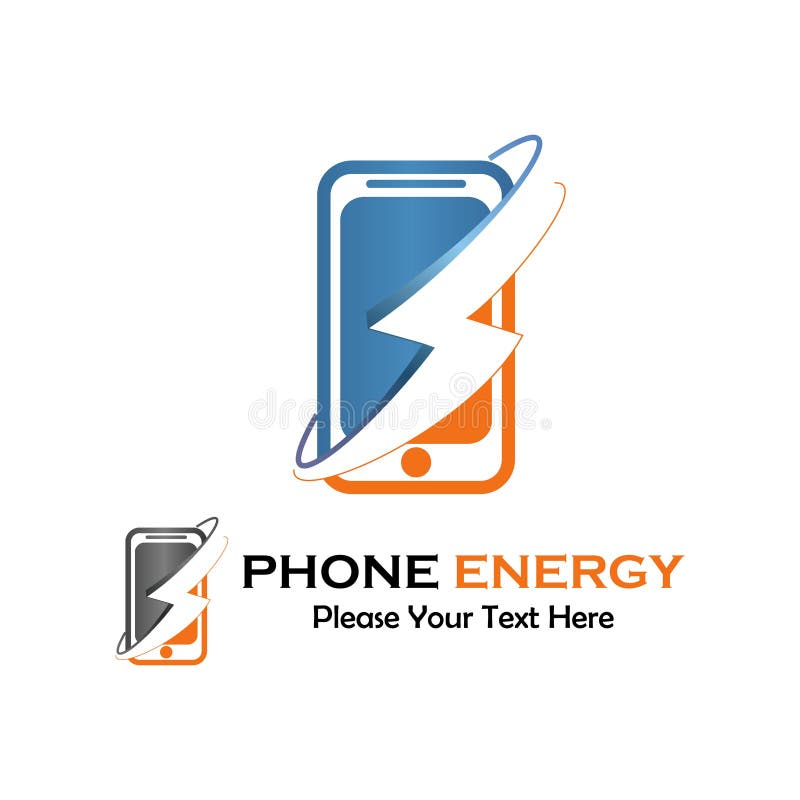 Phone energy logo stock vector. Illustration of business - 264047263