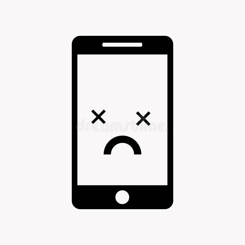 Phone Error System Vector Illustration. System Error Icon, System Not ...