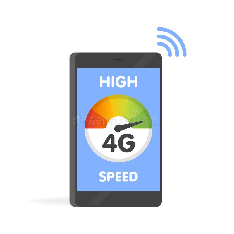 3G Fast Internet 3d Sign in Blue Background and Dotted World Map ...