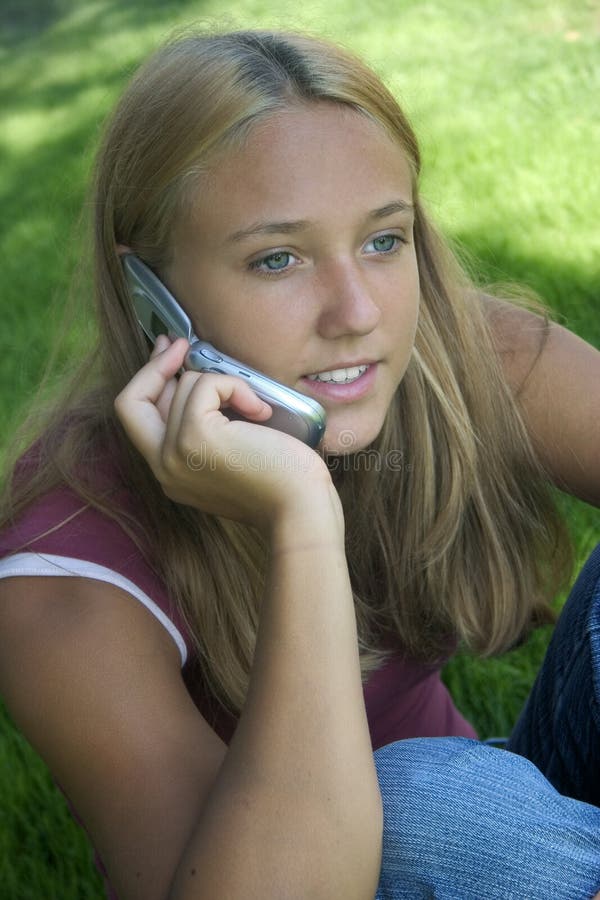 Phone Girl stock photo. Image of smiling, girl, woman, women - 186704