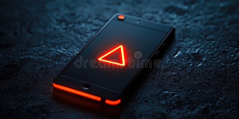 Cell Phone Glowing Triangle Stock Photos - Free & Royalty-Free Stock ...