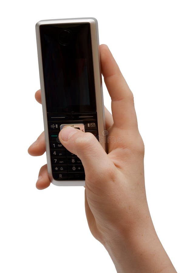 Cellphone in Hand stock image. Image of berry, business - 12607257