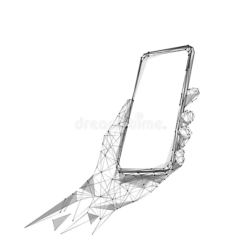 Wireframe Poly Hand Stock Illustrations – 5,159 Wireframe Poly Hand ...