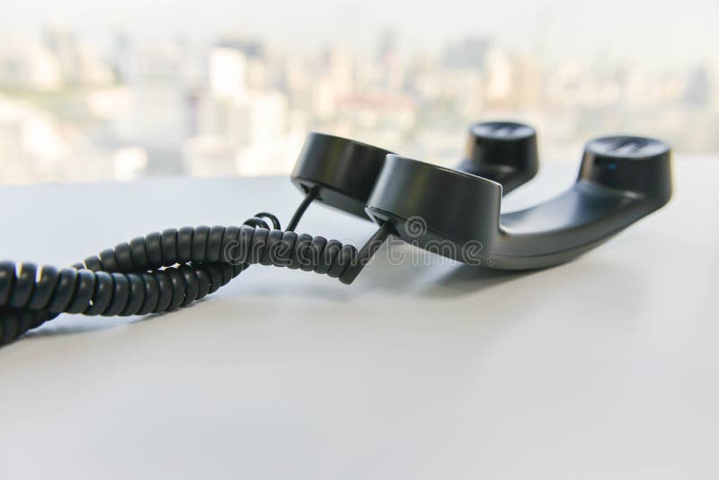 Phone handset line spiral stock image. Image of handset - 72983505